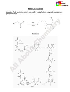 Aldol Condensation ALL ABOUT CHEMISTRY