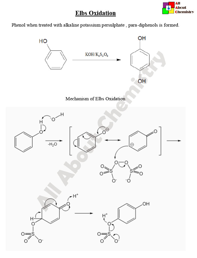 Elbs Oxidation ALL ABOUT CHEMISTRY