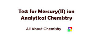 Test for Copper(II) ion ALL ABOUT CHEMISTRY