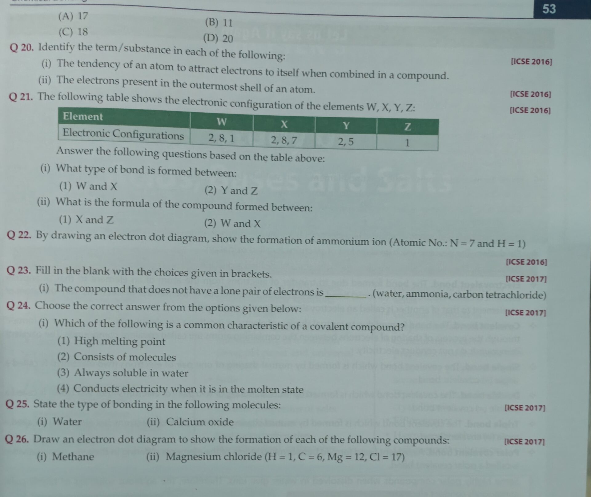 Chemical Bonding-Class 10-Practice Set ALL ABOUT CHEMISTRY