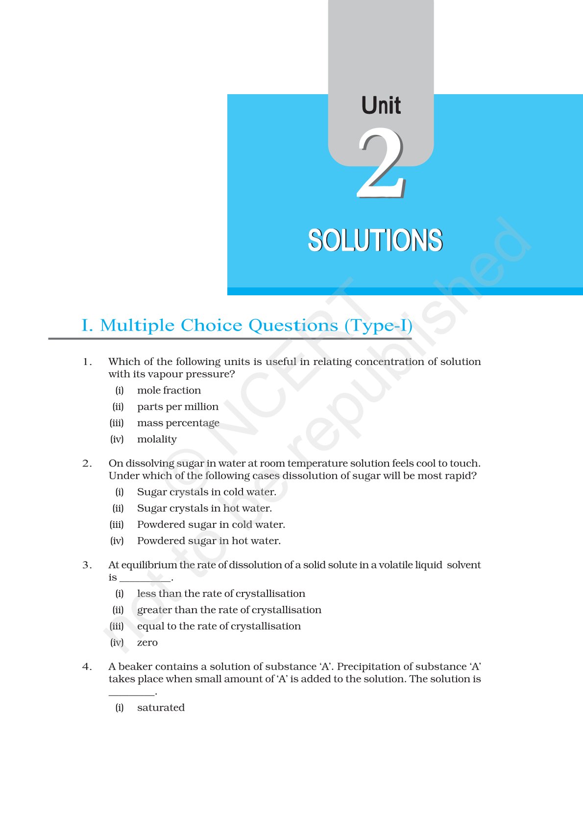 Solutions Class 12 NCERT EXEMPLAR|CBSE|Biswajit Das ALL ABOUT CHEMISTRY