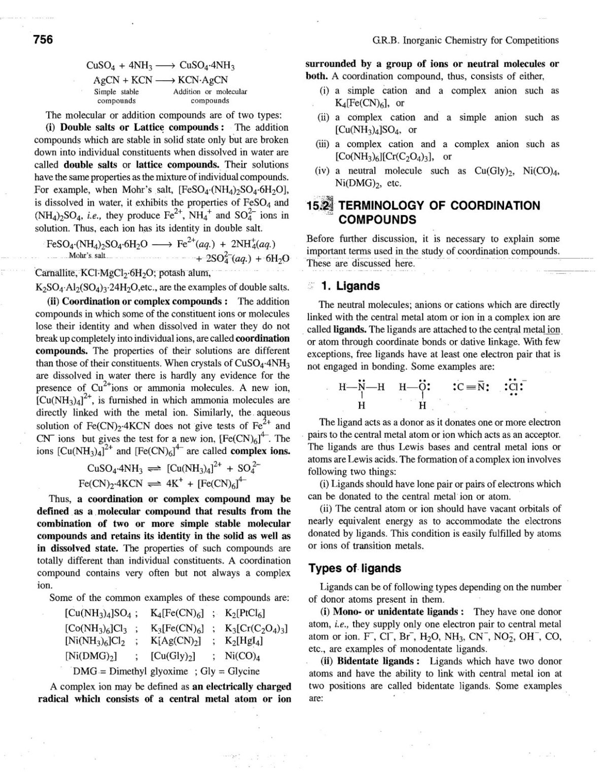 COORDINATION COMPOUNDS CBSE-ISC-JEE-NEET NOTES ALL ABOUT CHEMISTRY