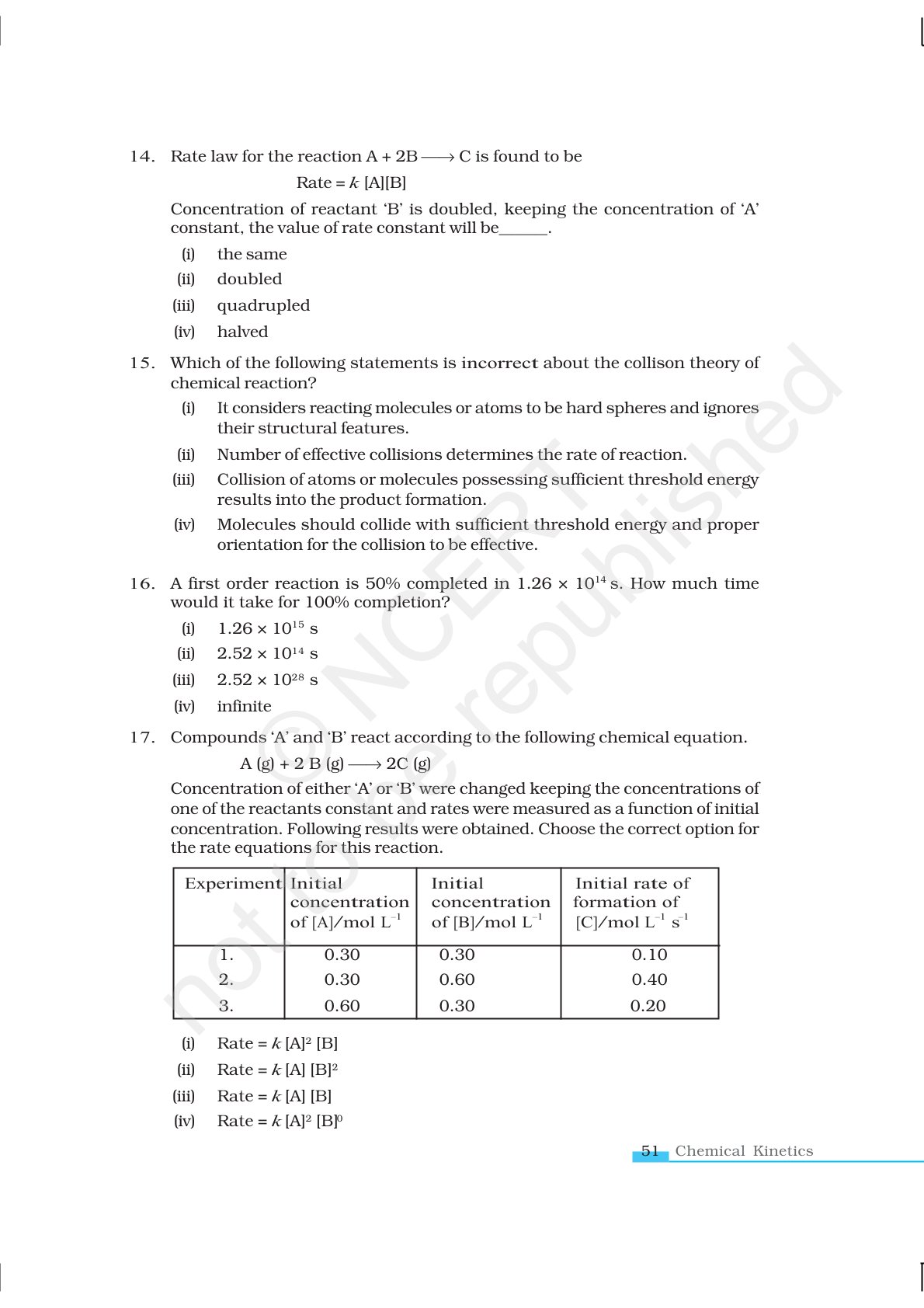 Chemical Kinetics Class 12 NCERT Solutions|CBSE|Biswajit Das ALL ABOUT ...