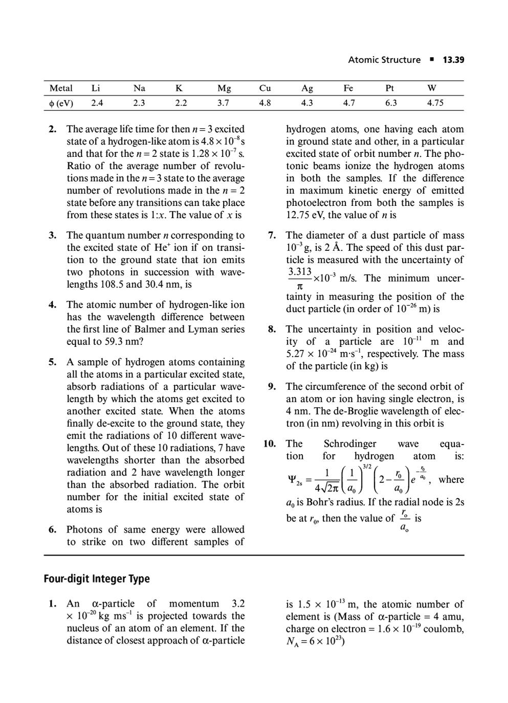 ATOMIC STRUCTURE JEE ADVANCED QUESTIONS PDF|Biswajit Das ALL ABOUT CHEMISTRY