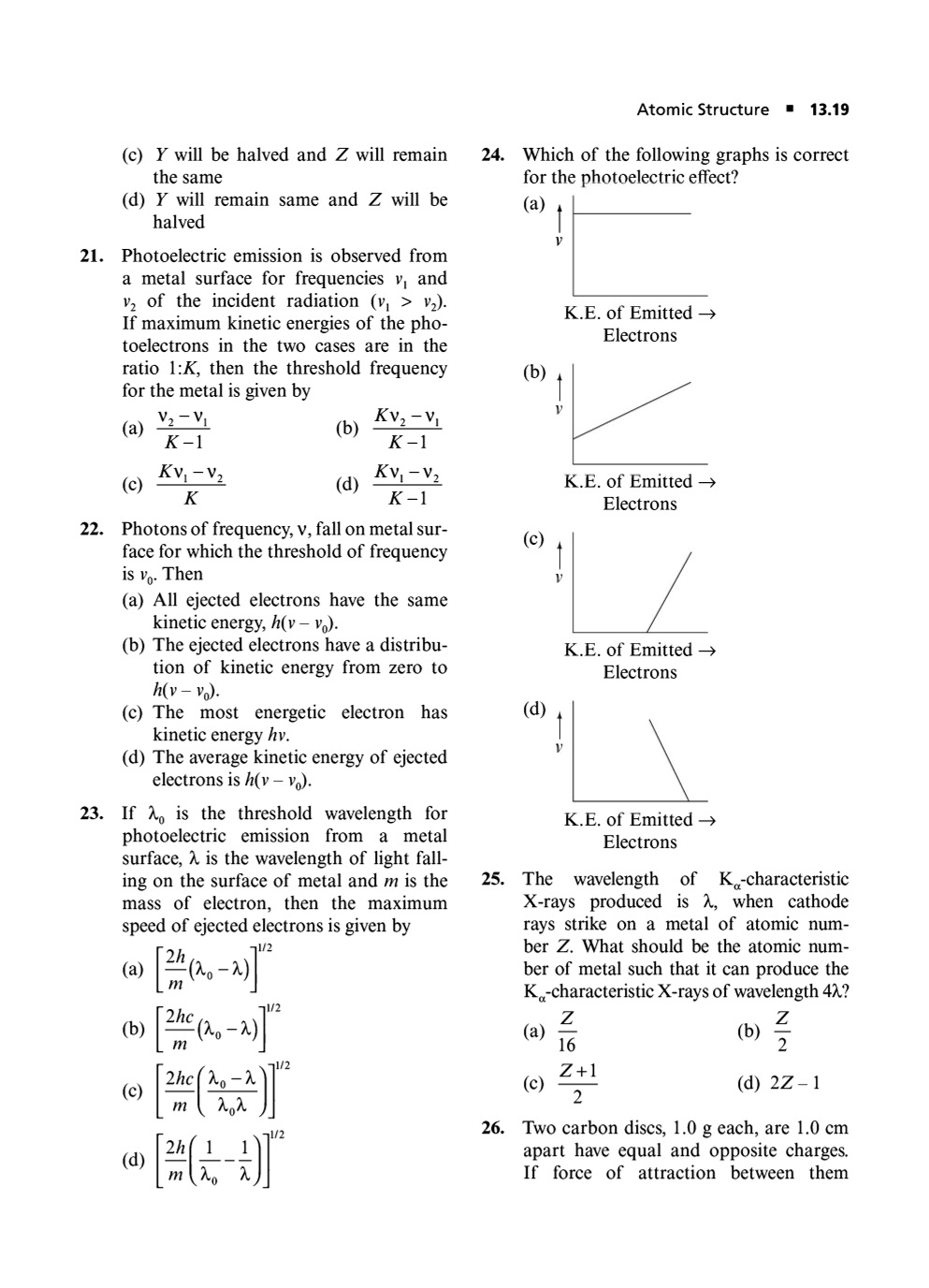 ATOMIC STRUCTURE JEE ADVANCED QUESTIONS PDF|Biswajit Das ALL ABOUT ...