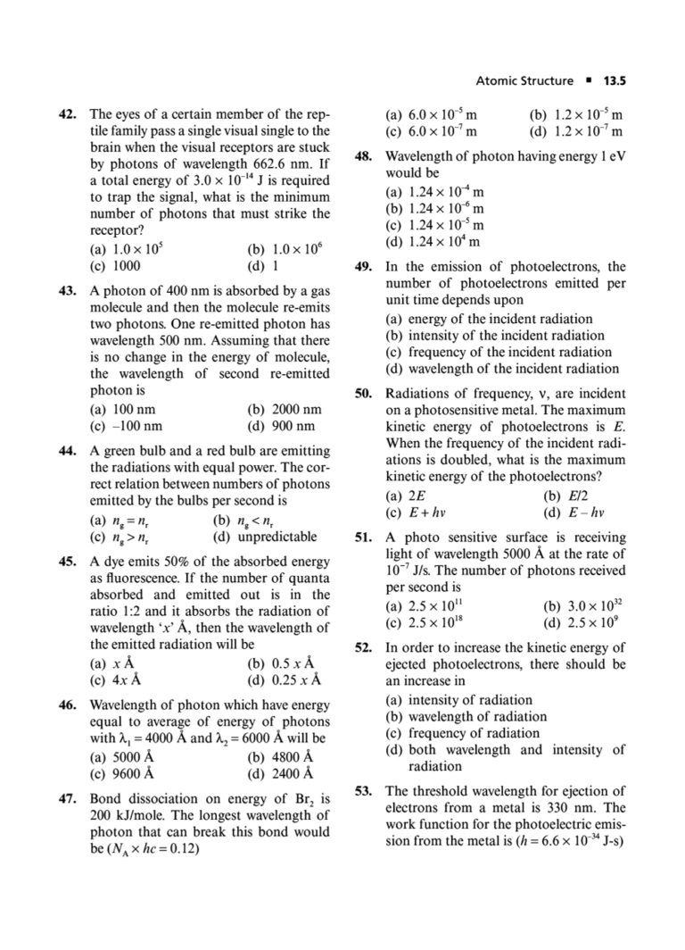 ATOMIC STRUCTURE JEE MAIN QUESTIONS PDF|Biswajit Das ALL ABOUT CHEMISTRY